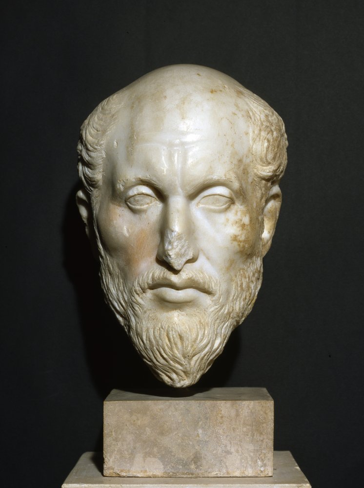 Bust of Plotinus by Roman: Highest-quality art reproduction